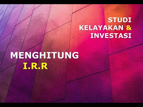 Menghitung IRR | Internal Rate of Return
