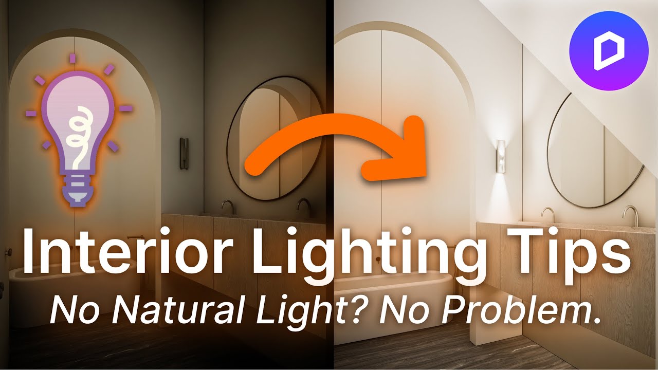 Tricks for Interior Lighting in Dark Rooms, D5 Render Tips