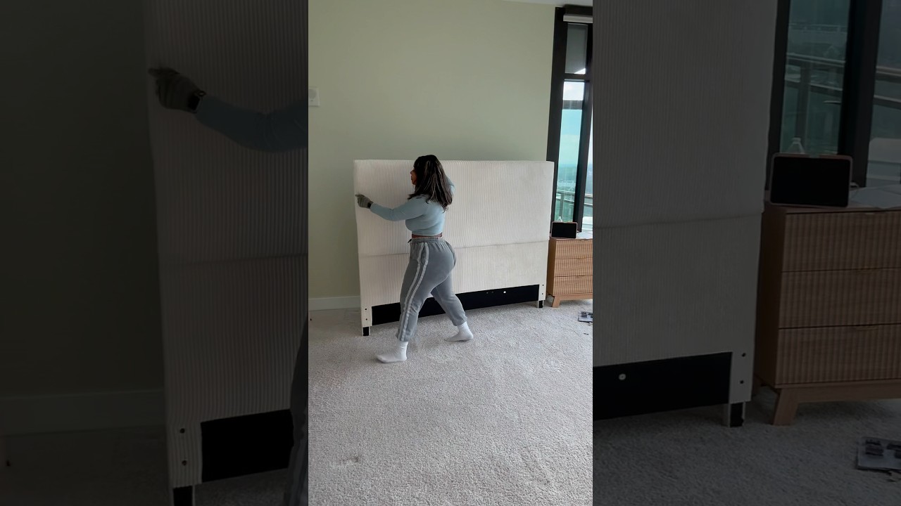 Watch me build my bed 😃 #DIY #amazonbed