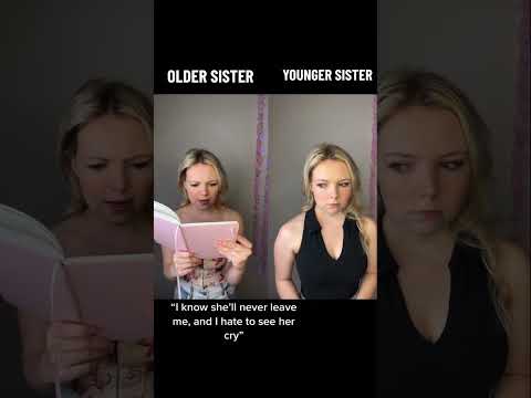 #pov your sister steals your diary and see’s what you wrote about her #siblings #sisters