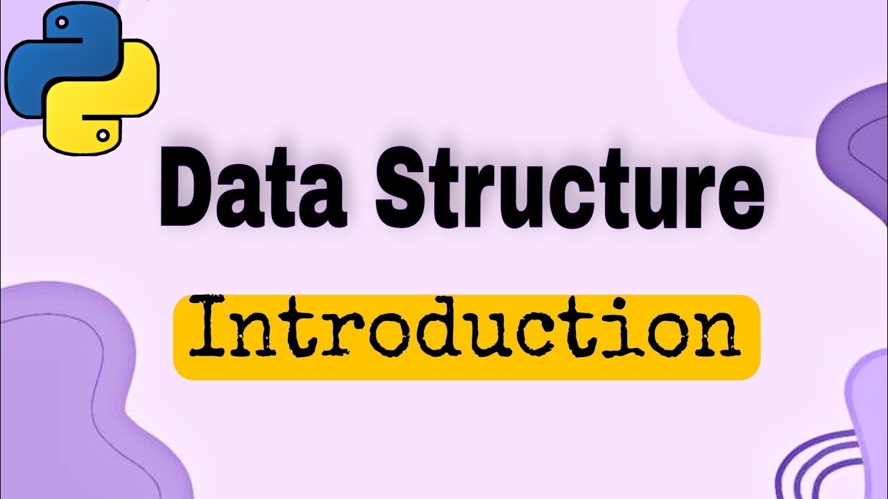 Data structures Introduction In python programming Tutorial #pythonprogramming #datastructures