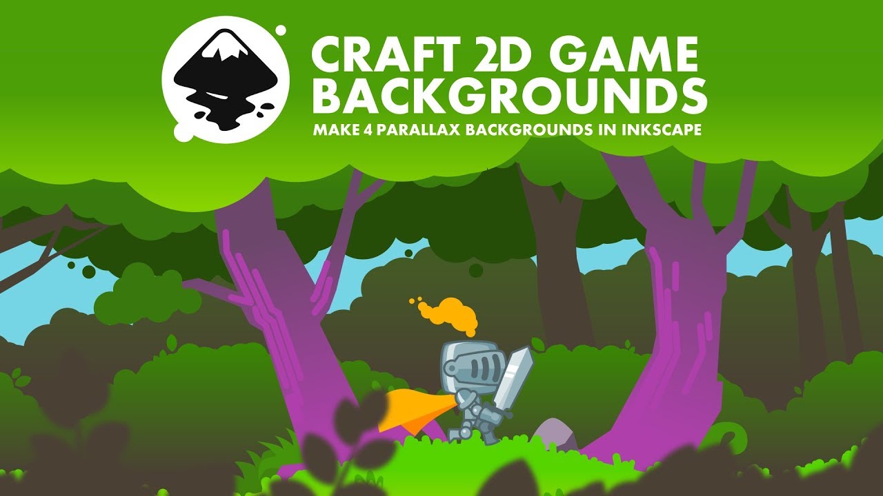 New Game Background course with Inkscape!