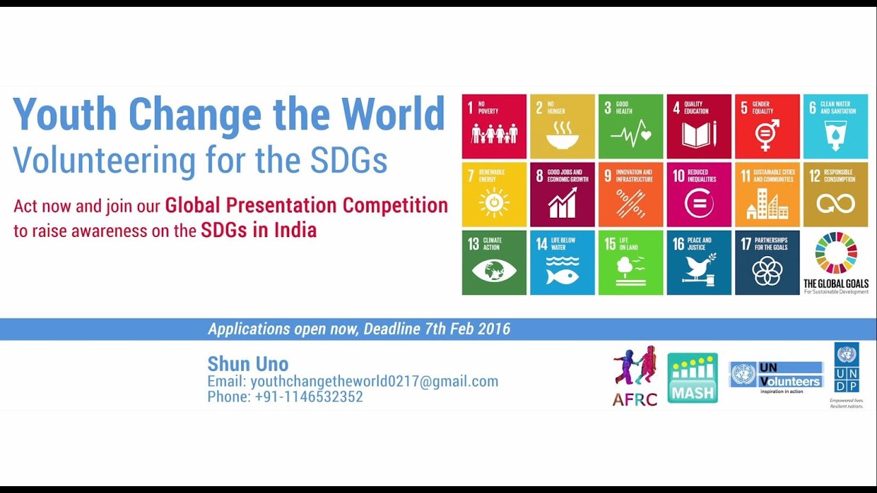 Youth Change the World - Volunteering for the SDGs