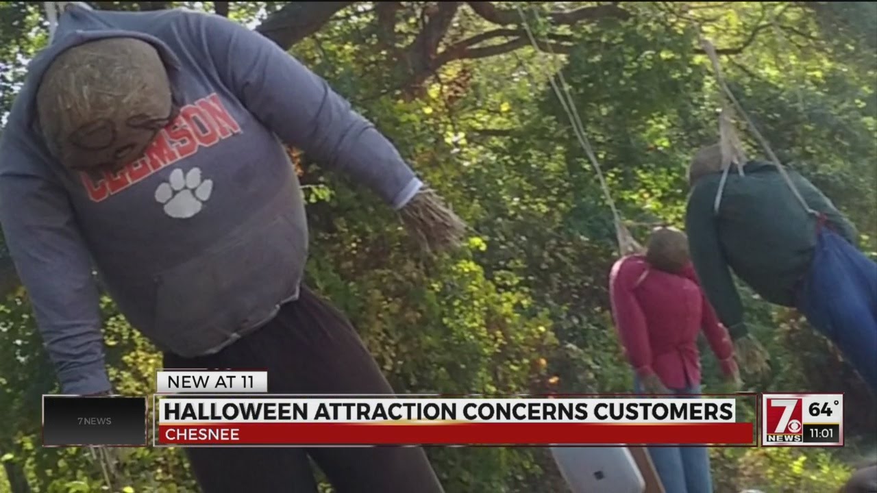 Some say Chesnee farm Halloween attraction in poor taste