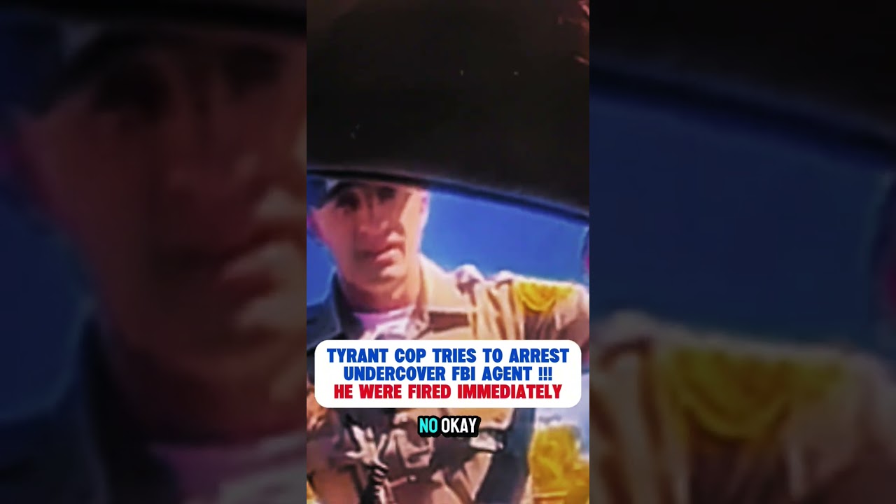 Tyrant Cop Tries to Arrest Undercover Fbi Agent !!! He Were Fired Immediately