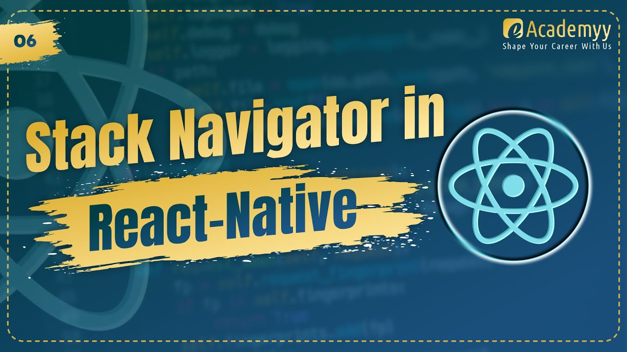 Stack Navigator in React Native (2025) 🗂️ | React Navigation Tutorial for Beginners