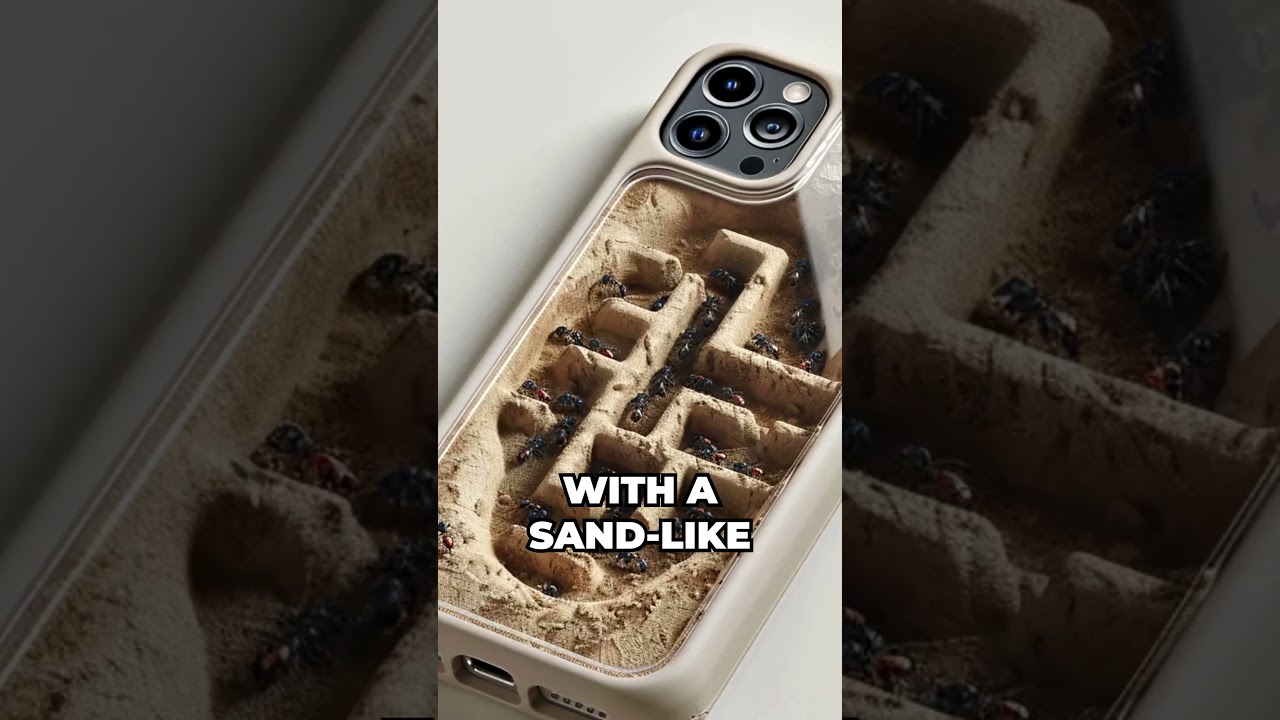 🐜 A Phone Case That’s Actually an Ant Farm?!