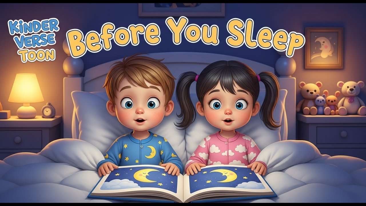 Before You Sleep Routine for Kids | Healthy Night Habits | Bedtime Learning Animation
