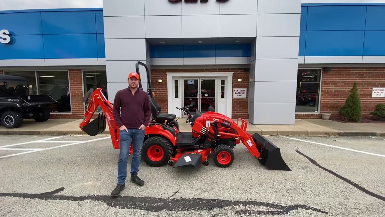 Kioti -  KB2410L Backhoe Removal & Install