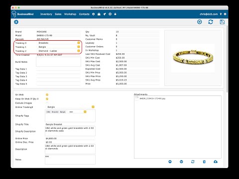 How to populate the Model Tracking Drop Down Lists