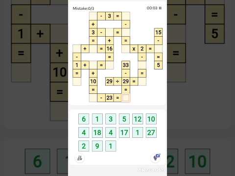 Math Puzzle 🧩 || Cross Math Game