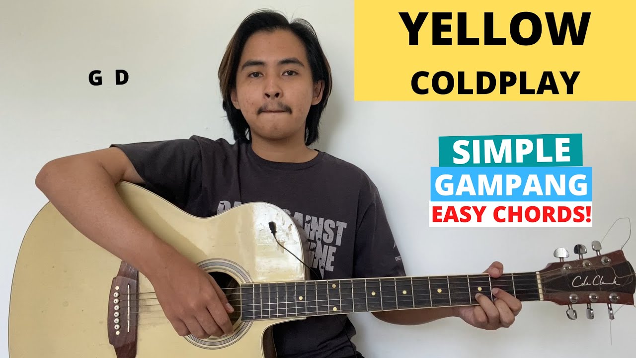 CHORD SIMPLE GAMPANG (Yellow - Coldplay) (Tutorial Gitar) Easy Guitar Chords!