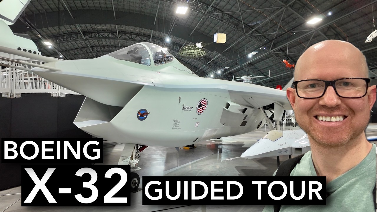 Boeing X-32A guided tour! The other Joint Strike Fighter!