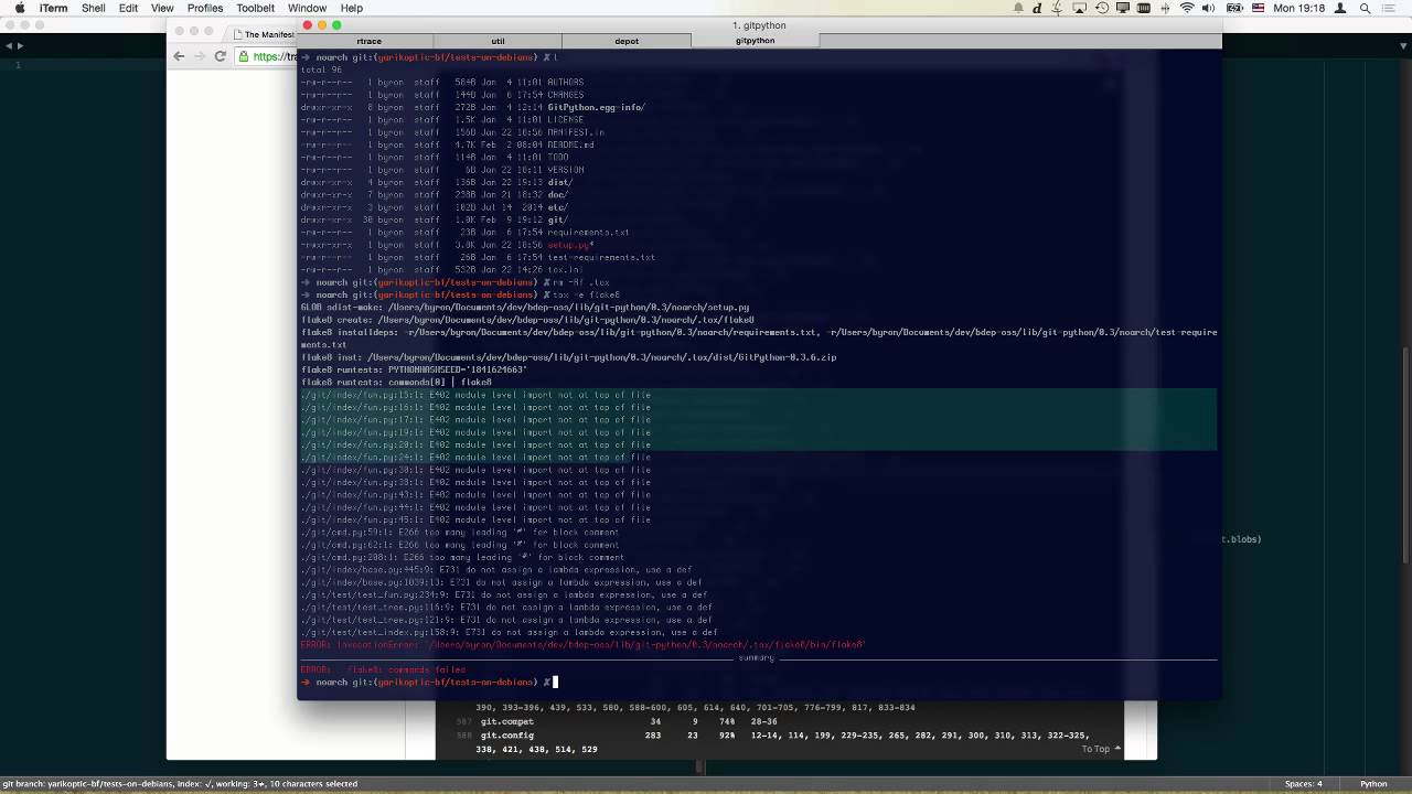 fixing git-python issue 252, 253, 254