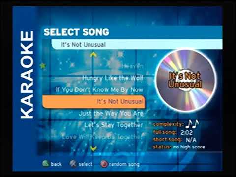 karaoke revolution presents: american idol (Full song list)