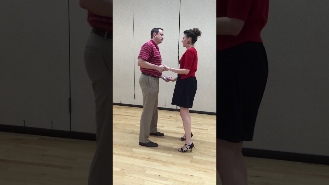 Dance Passion Studio - Beginner Jitterbug - 2 hand hold basic (Chris and Kim)