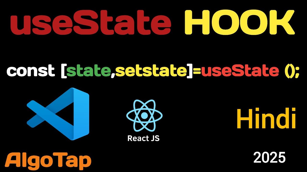 useState in React JS | React Hooks Tutorial for Beginners