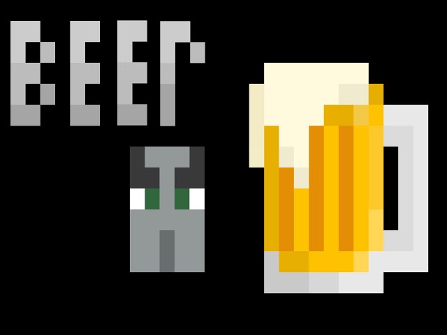 Minecraft Beer Bottle