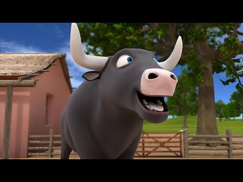 LA VACA LOLA🤣 con Pancha la cerdita Canción🎶 de lloviendo afuera caras súper Graciosas