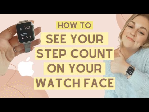 APPLE WATCH HACK | How to see your step count on your main watch face screen #shorts