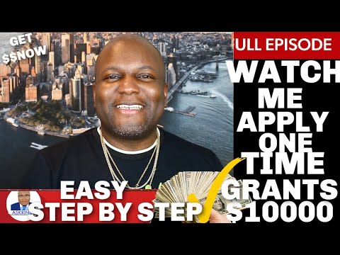 Watch Me Apply For $10000 Grants in 10 Minutes | How To Apply for Grants Step by Step