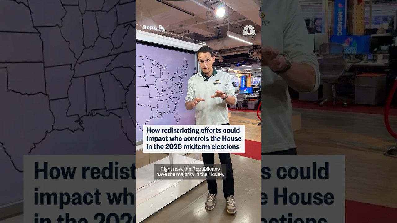 How redistricting efforts could impact who controls the House in the 2026 midterm elections