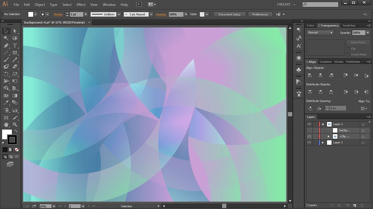 How to Create a Background in Adobe Illustrator | 5