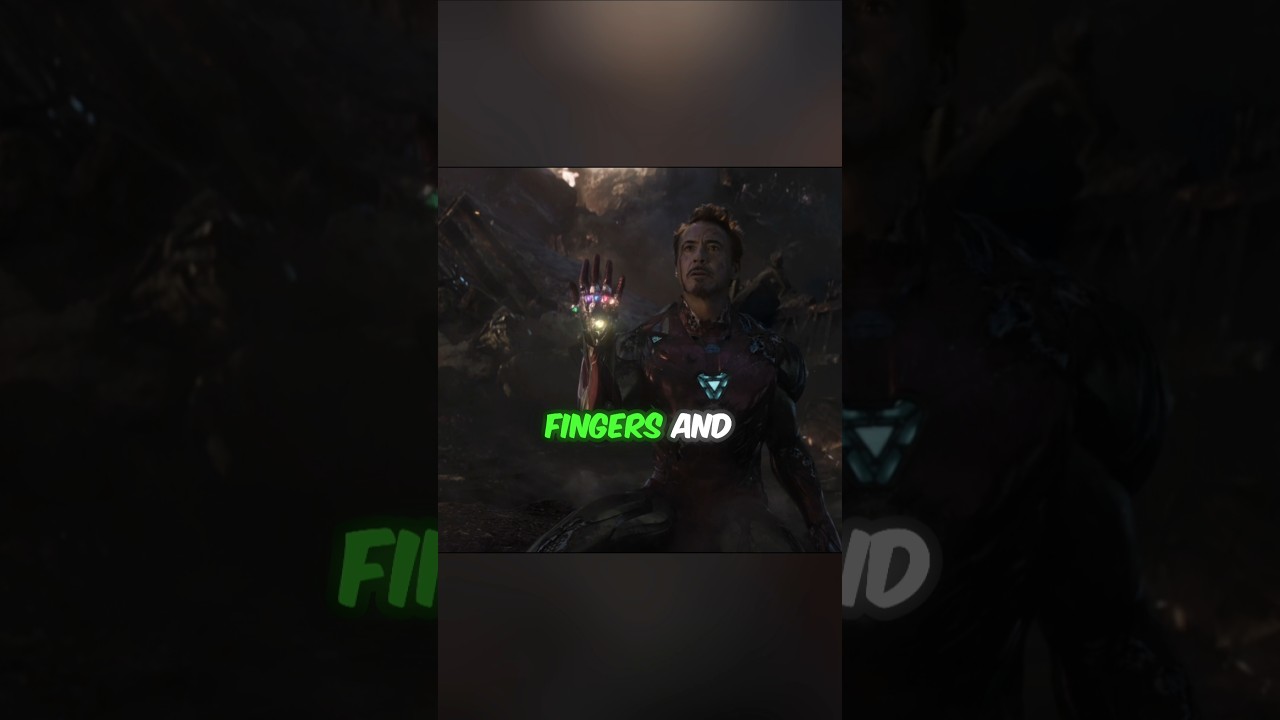 Why Iron Man didn't Feel Pain After the Snap? 🤔🤷 #shorts #avengers