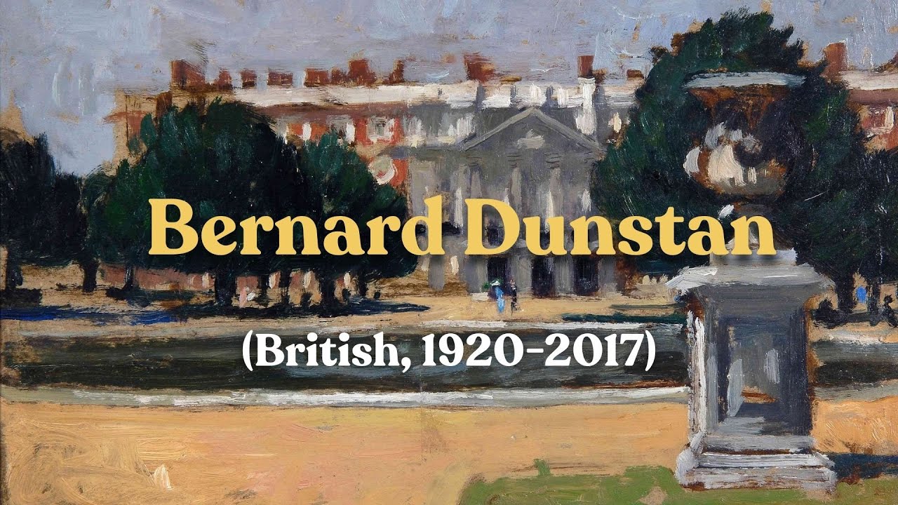 Bernard Dunstan (1920-2017) - A British artist, best known for his interiors and landscapes.