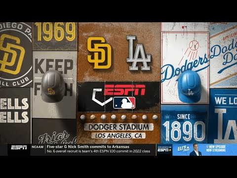 ESPN MLB intro | SD@LAD | 9/29/2021
