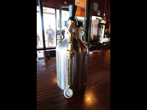 GrowlerWerks Growler Ukeg unboxing & first fill of beer!