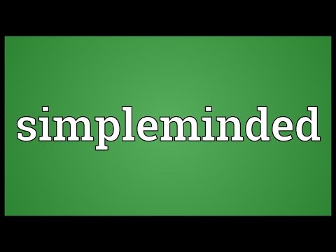 Simpleminded Meaning