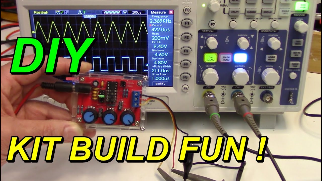 XR2206 DIY Function Generator Kit Build & Review