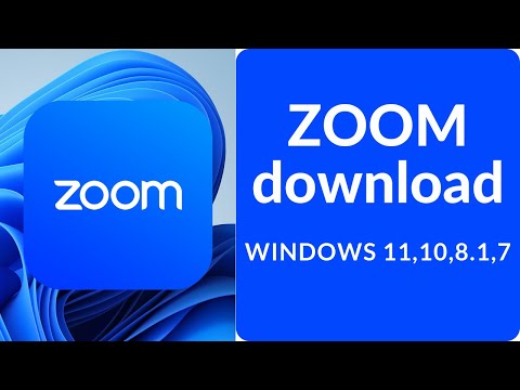 How to Download Zoom App on Windows 11,10, 8.1, 7 Laptop PC