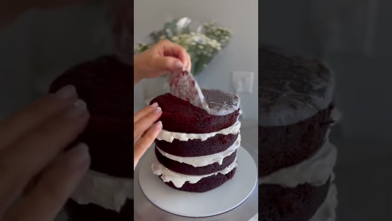 Making A 2-tier cake Pt. 1