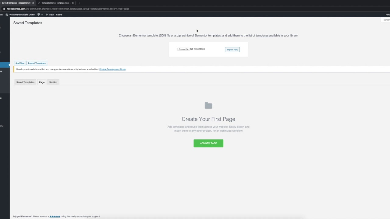 Template Hero Quickstart Guide