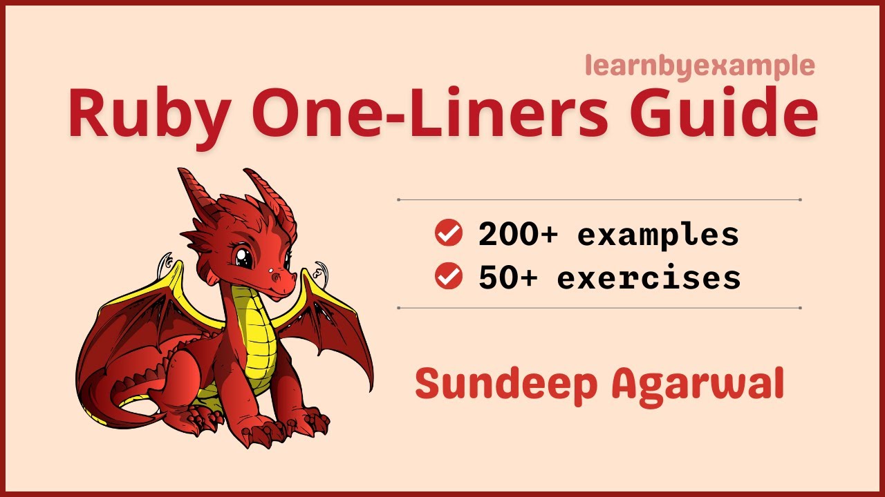 Ebook Promo: Ruby One-Liners Guide