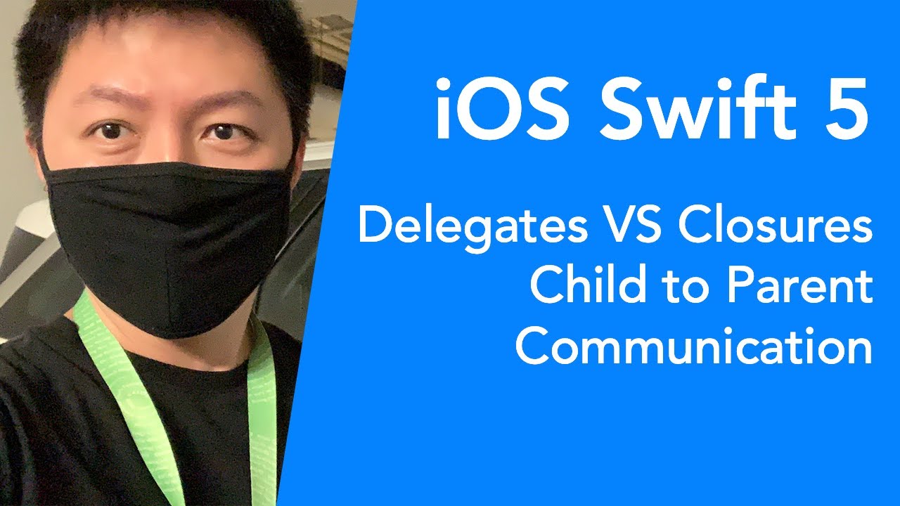 iOS 13 & Swift 5 -  Delegates VS Closures callbacks