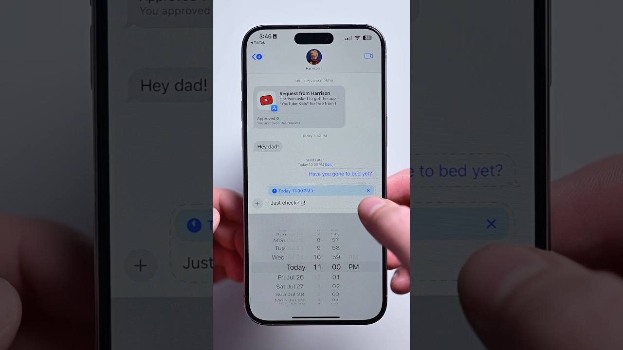How to schedule messages to Send Later with iOS 18!