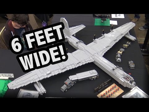Huge LEGO B-36 Cold War Bomber – 5,000 Pieces!