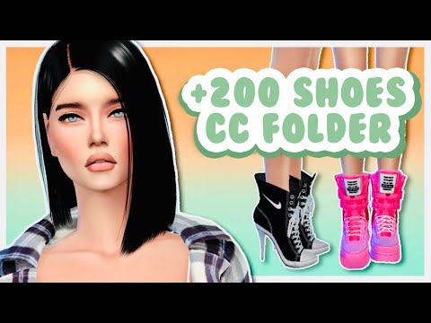 200+ SHOES CC FOLDER👢SIMS 4:MODS FREE DOWNLOAD