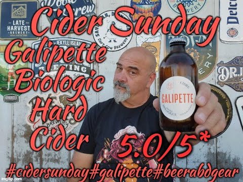 Cider Sunday: Galipette Biologic Hard Cider 5.0/5*