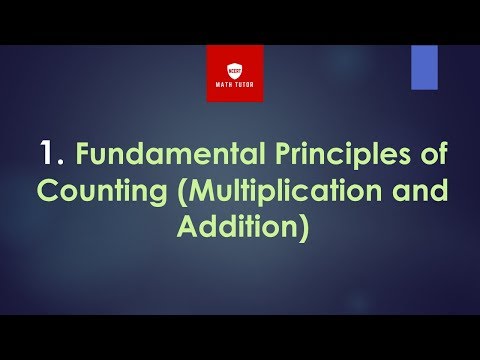 Fundamental Principles of Counting (Multiplication and Addition) Video Lecture - Crash Course ...