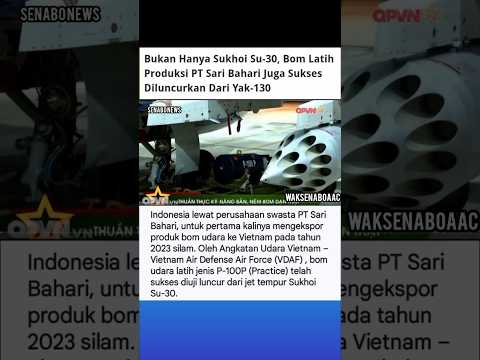 BOM LATIH PRODUKSI PT SARI BAHARI SUKSES DI LUNCURKAN DARI YAK-130 #shorstvideo