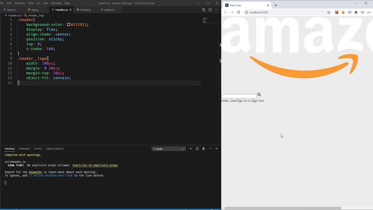 Create an Ecommerce Site with React # Part 2
