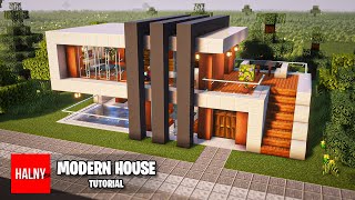Minecraft: How to Build a Small Modern House | Tutorial - Minecraft ...