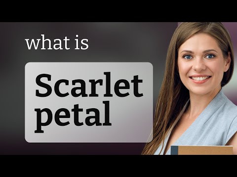 Understanding "Scarlet Petal" in English