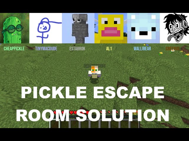 Pickle Escape Room Minecraft Map