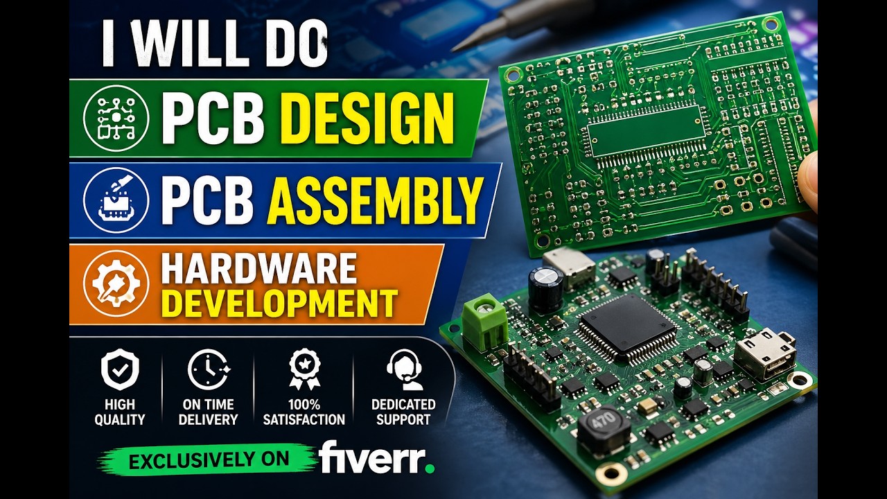 Need PCB Design? I Offer Fast, Reliable PCB Assembly & Hardware Solutions