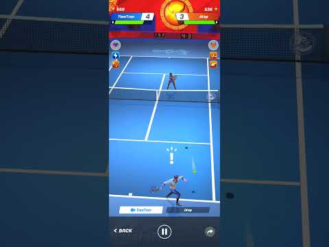 Luck aint included in my dictionary. #tennis #tennisclash #gaming #trickshots #games #skills